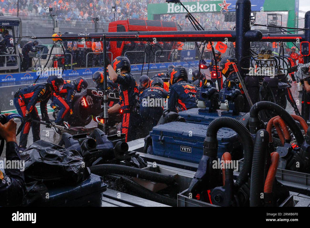 ZANDVOORT, NETHERLANDS - AUGUST 27: Max Verstappen of Oracle Red Bull ...
