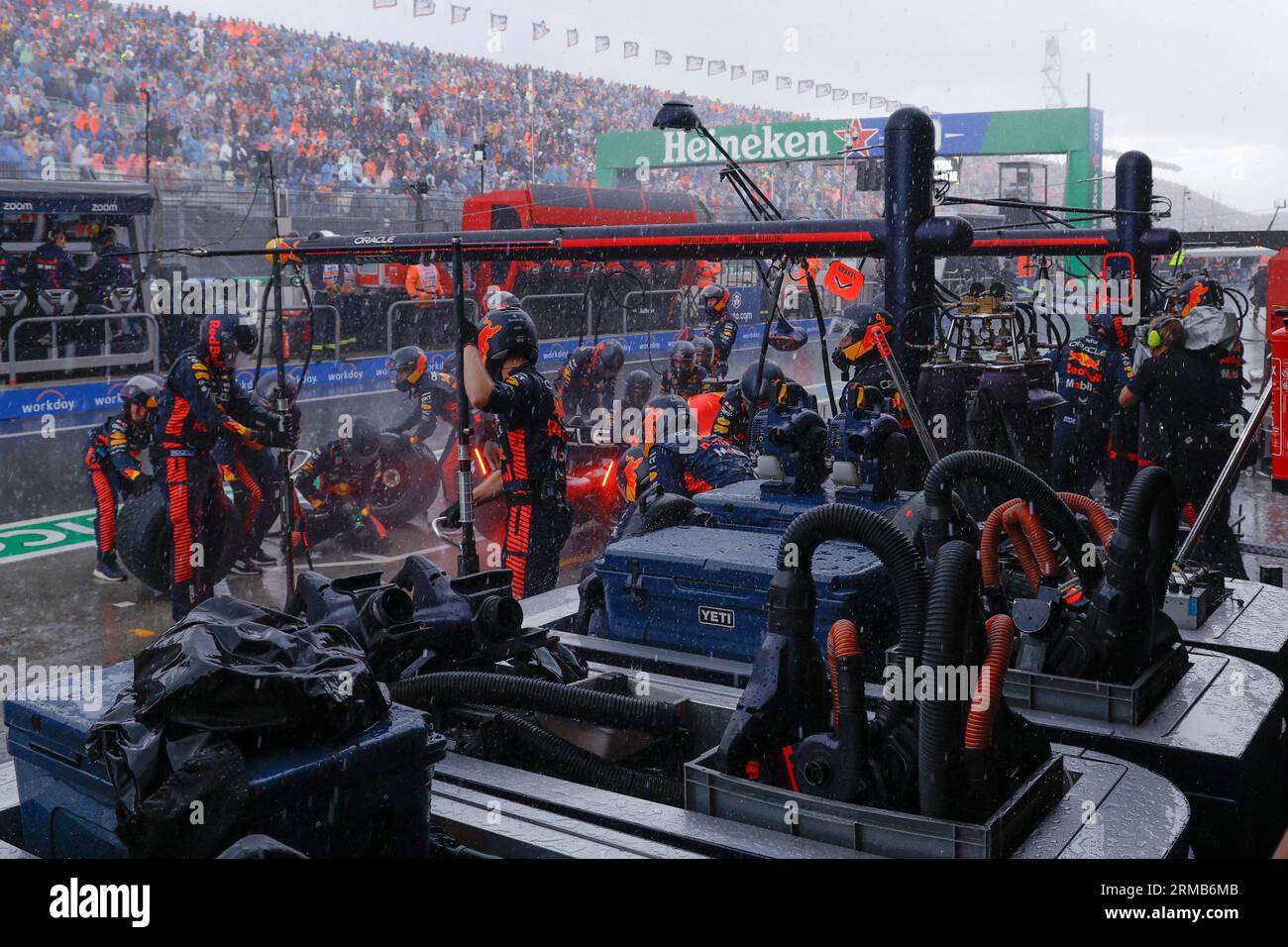 ZANDVOORT, NETHERLANDS - AUGUST 27: Max Verstappen of Oracle Red Bull ...