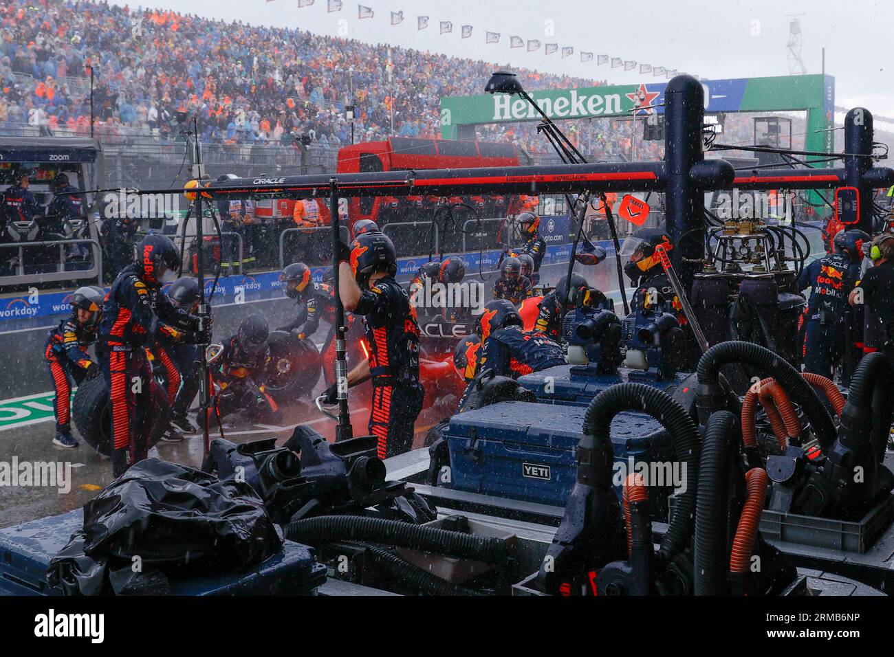 ZANDVOORT, NETHERLANDS - AUGUST 27: Max Verstappen of Oracle Red Bull ...