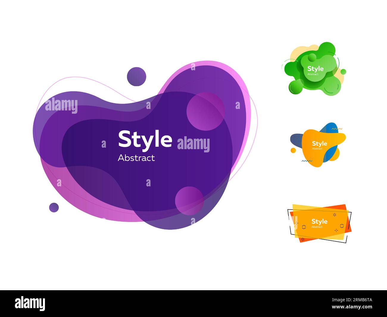 Vibrant green background dynamic pink Cut Out Stock Images & Pictures ...