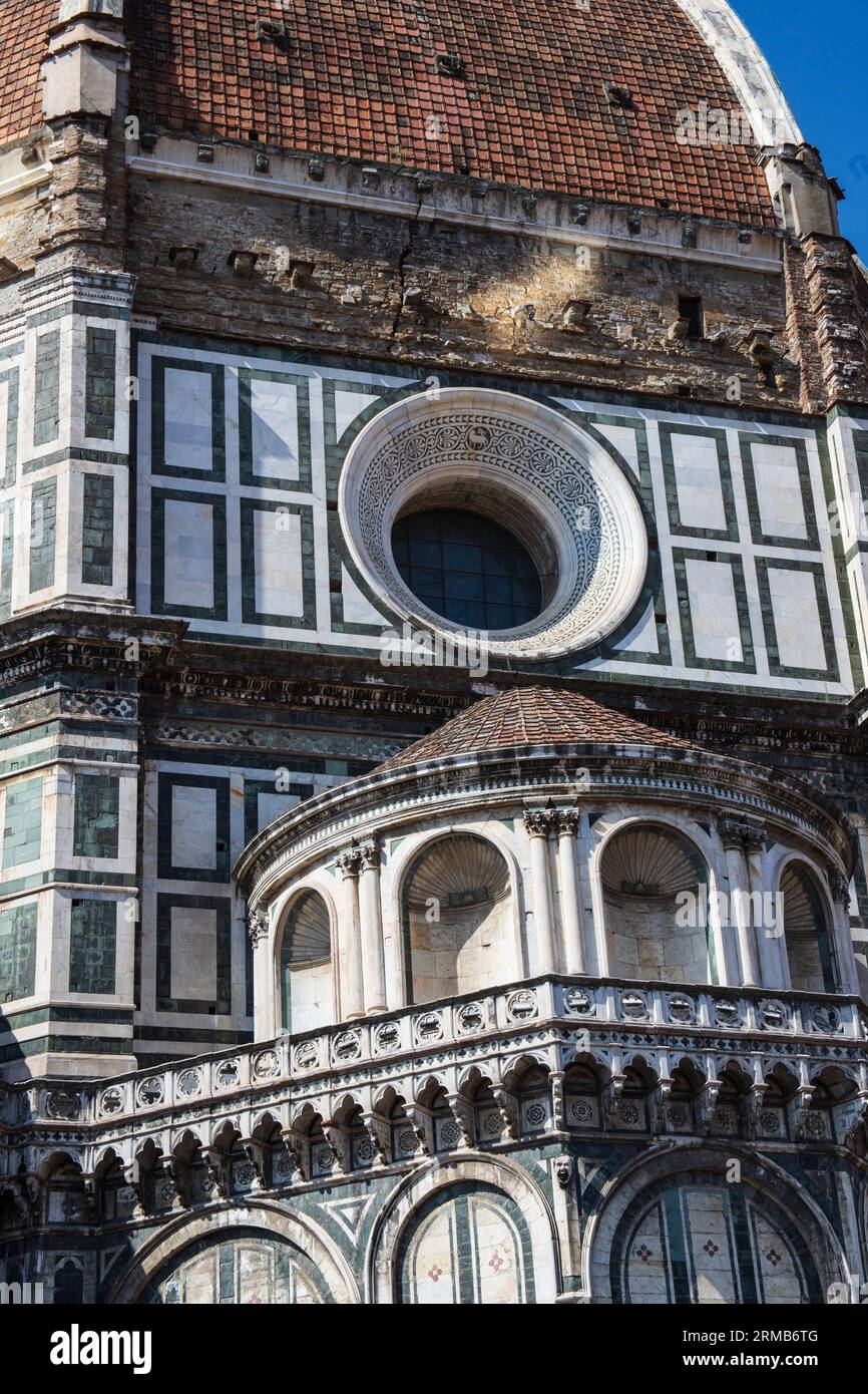Florence Cathedral, Cattedrale di Santa Maria del Fiore with the dome ...