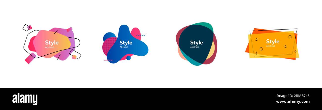 Collection of minimal modern badges Stock Vector Image & Art - Alamy