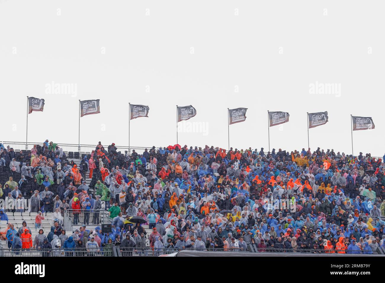 ZANDVOORT, NETHERLANDS - AUGUST 27: fans on the grandstands during the ...
