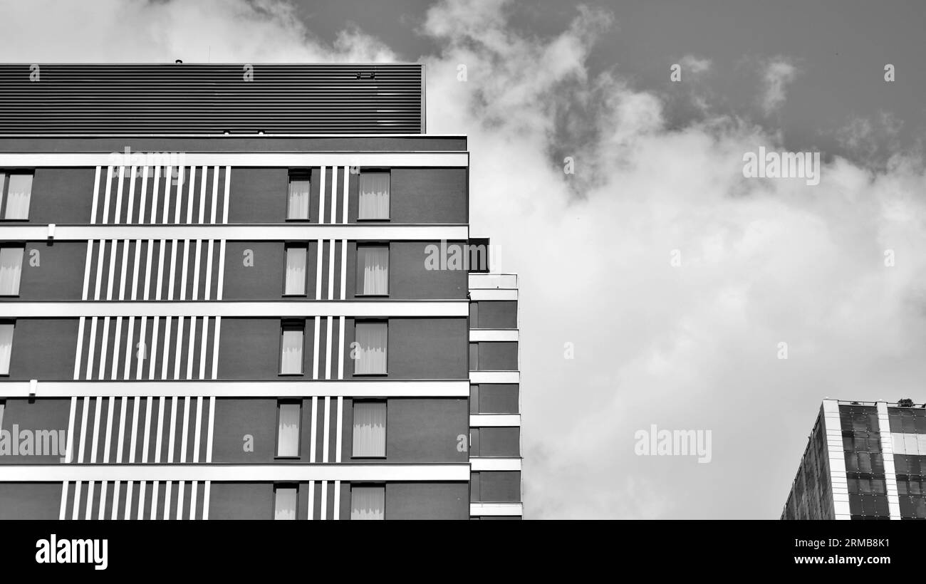 Modern condos Black and White Stock Photos & Images - Alamy