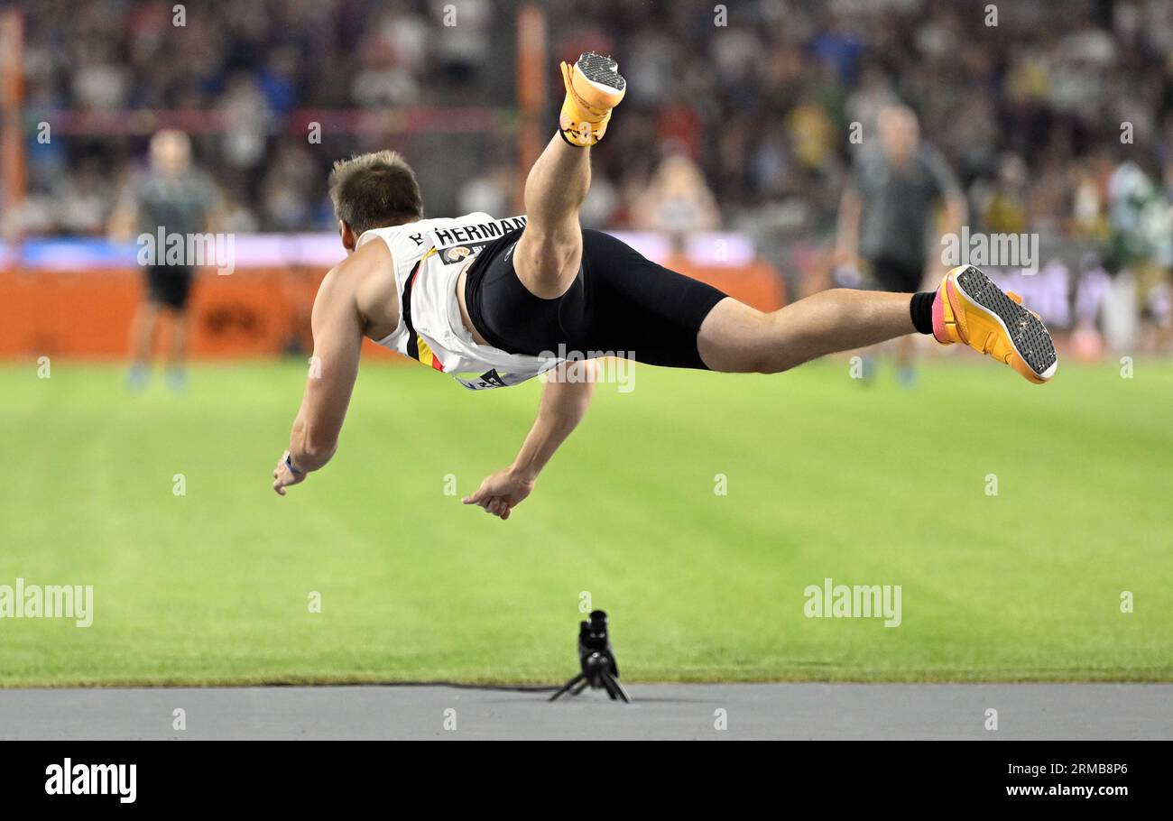 Budapest, Hungary. 27th Aug, 2023. Belgian Timothy Herman pictured ...