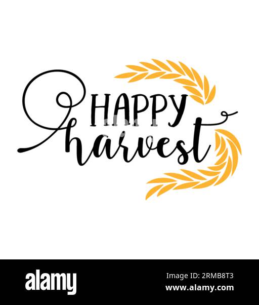Happy Harvest typography t-shirt design, tee print, t-shirt design ...