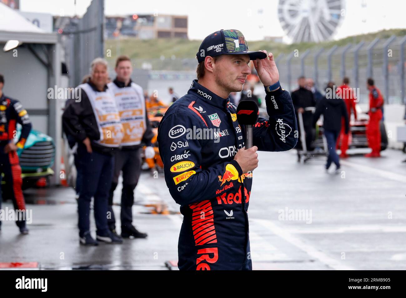 ZANDVOORT, NETHERLANDS - AUGUST 27: Racewinner Max Verstappen of Oracle ...