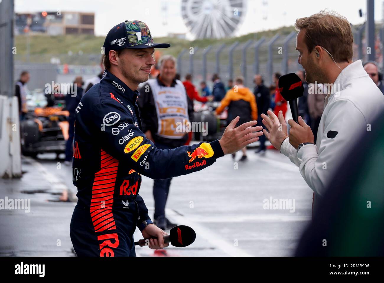 ZANDVOORT, NETHERLANDS - AUGUST 27: Racewinner Max Verstappen of Oracle ...