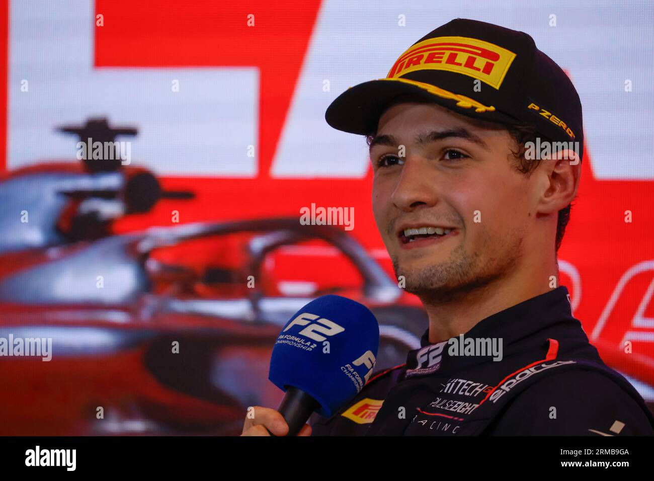 ZANDVOORT, NETHERLANDS - AUGUST 27: Formula 2 Post race intervieuws ...