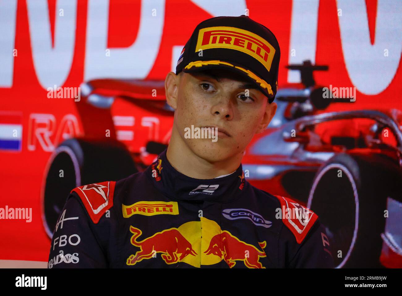 ZANDVOORT, NETHERLANDS - AUGUST 27: Formula 2 Post race intervieuws ...
