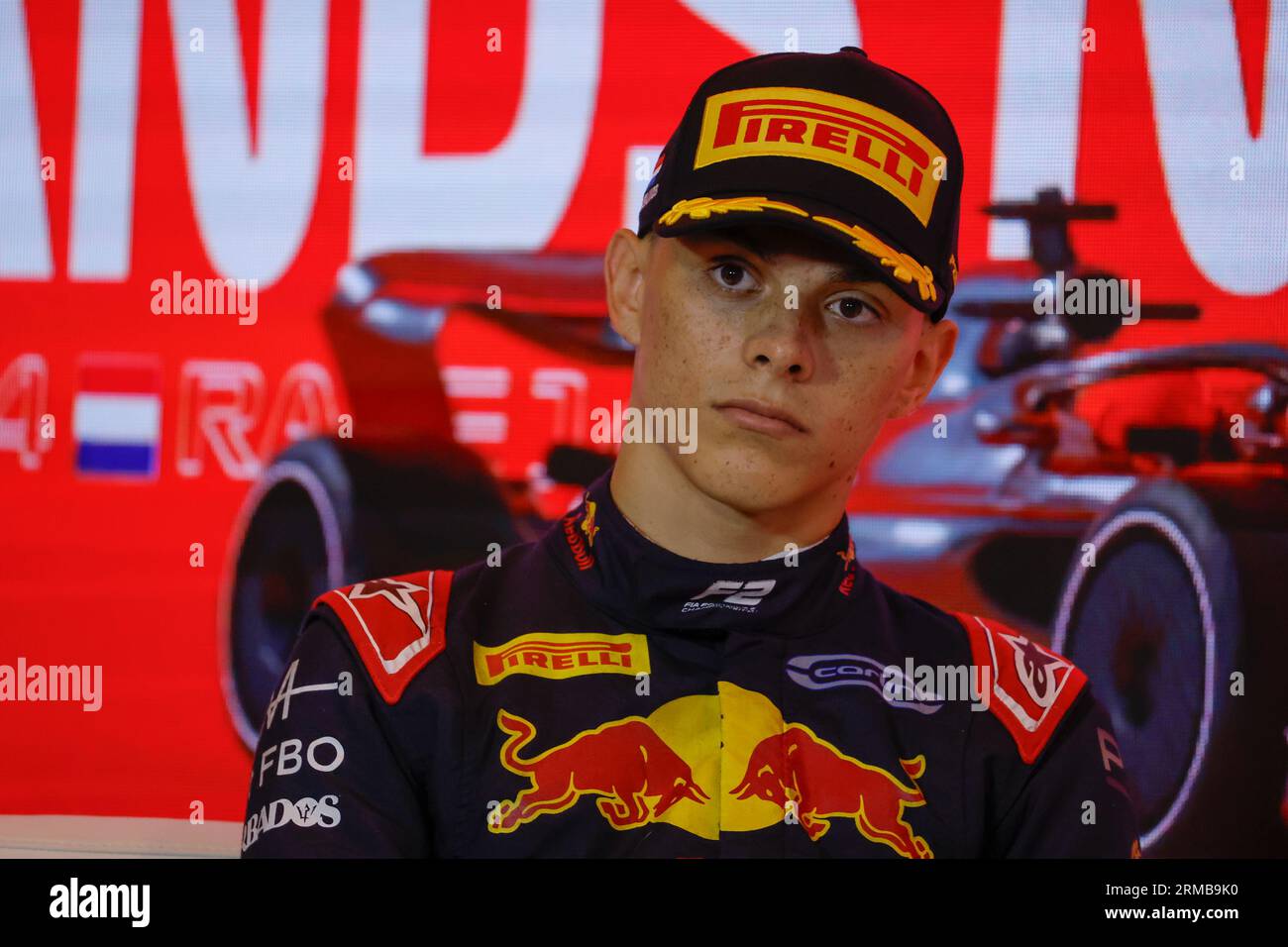 ZANDVOORT, NETHERLANDS - AUGUST 27: Formula 2 Post race intervieuws ...