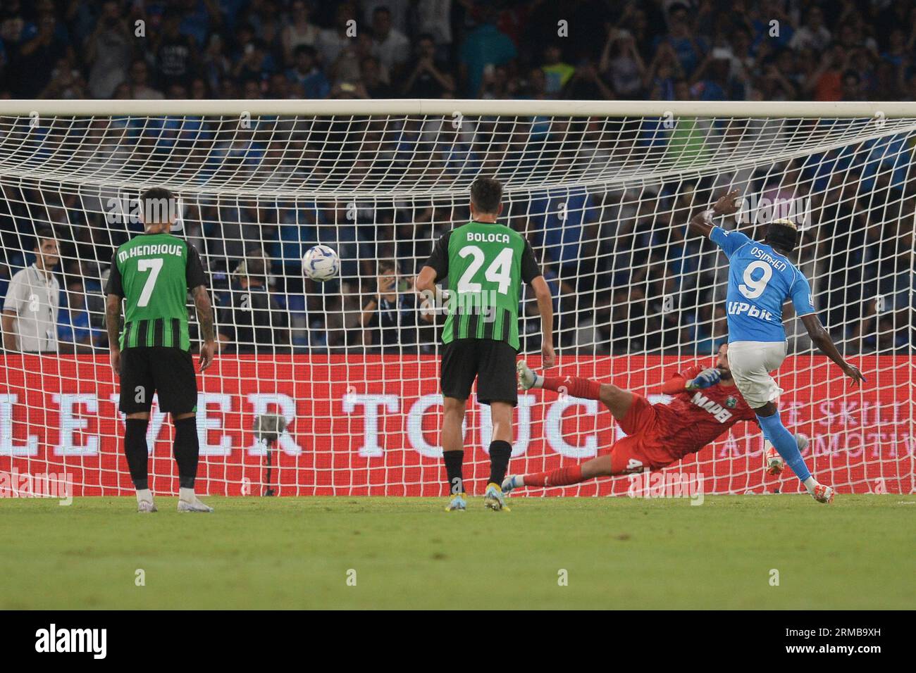 Naples, Italy. 27th Aug, 2023. Victor Osimen of SSC Napoli v during ...