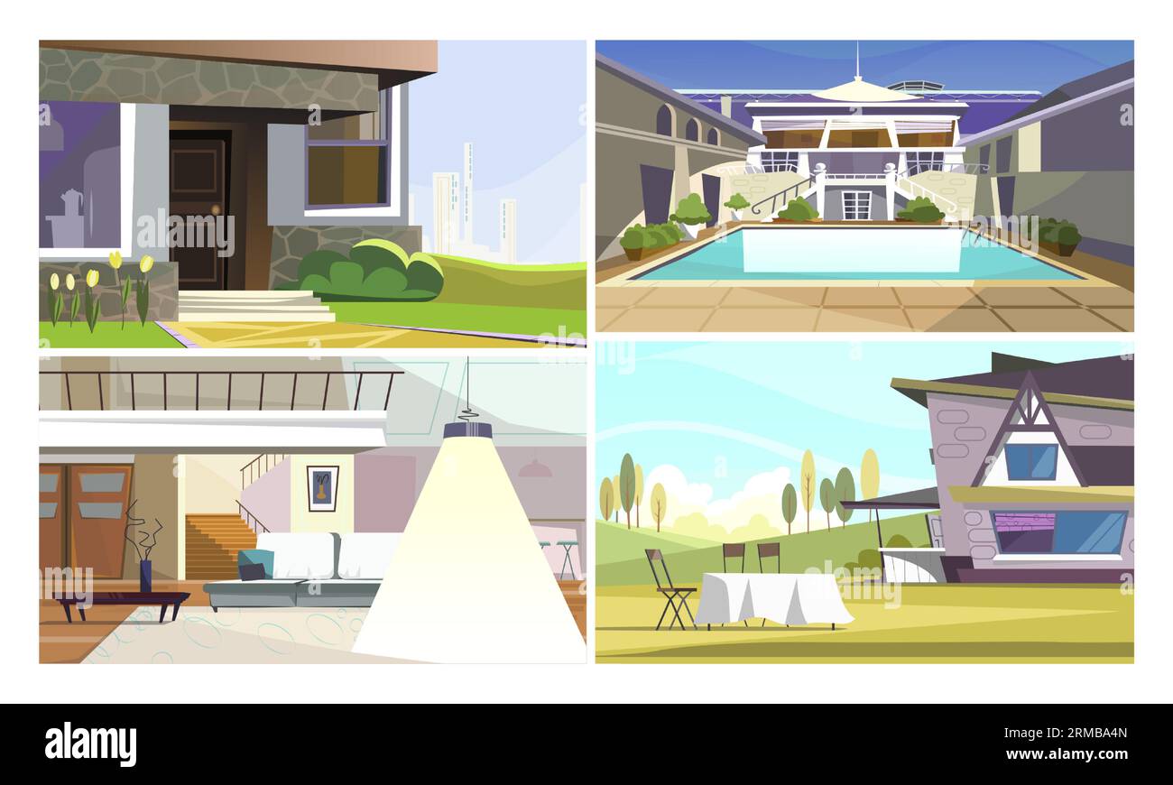 Properties illustration set Stock Vector Image & Art - Alamy