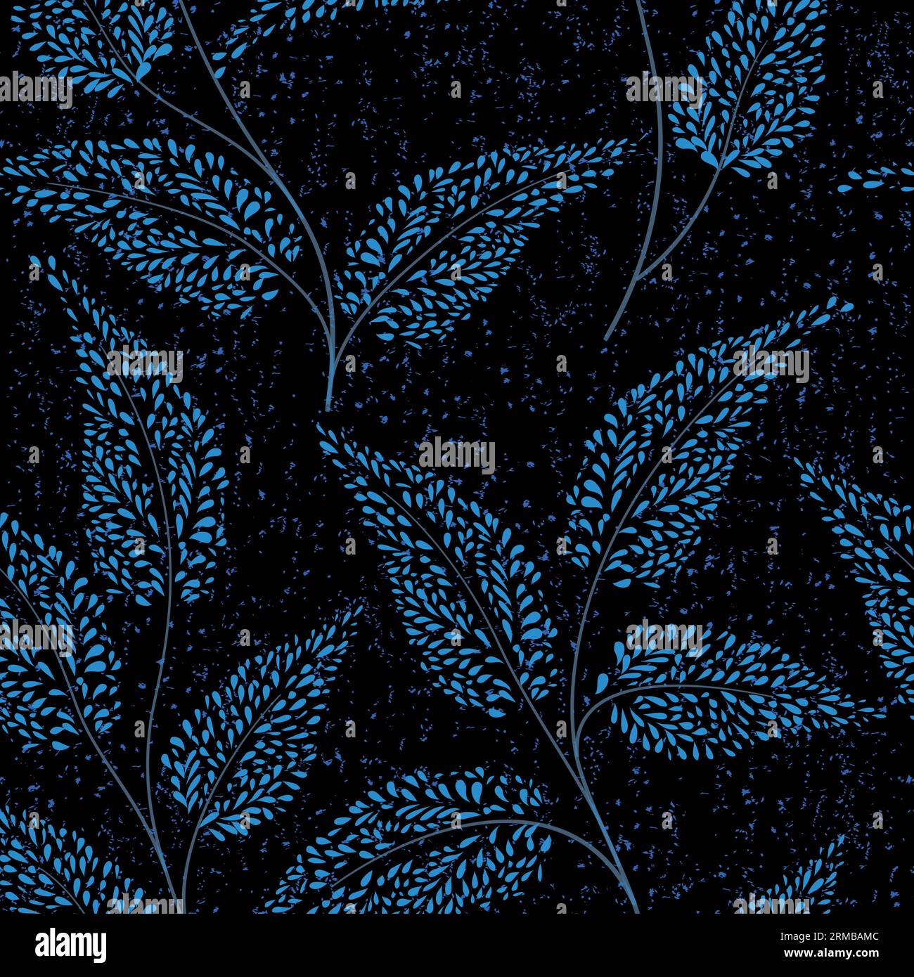 Floral winter seamless pattern. Snow forest texture. Snowy branches ...