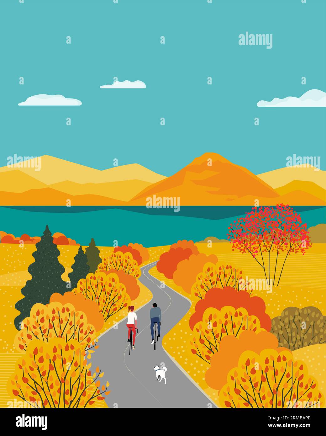 Serene foliage Stock Vector Images - Alamy