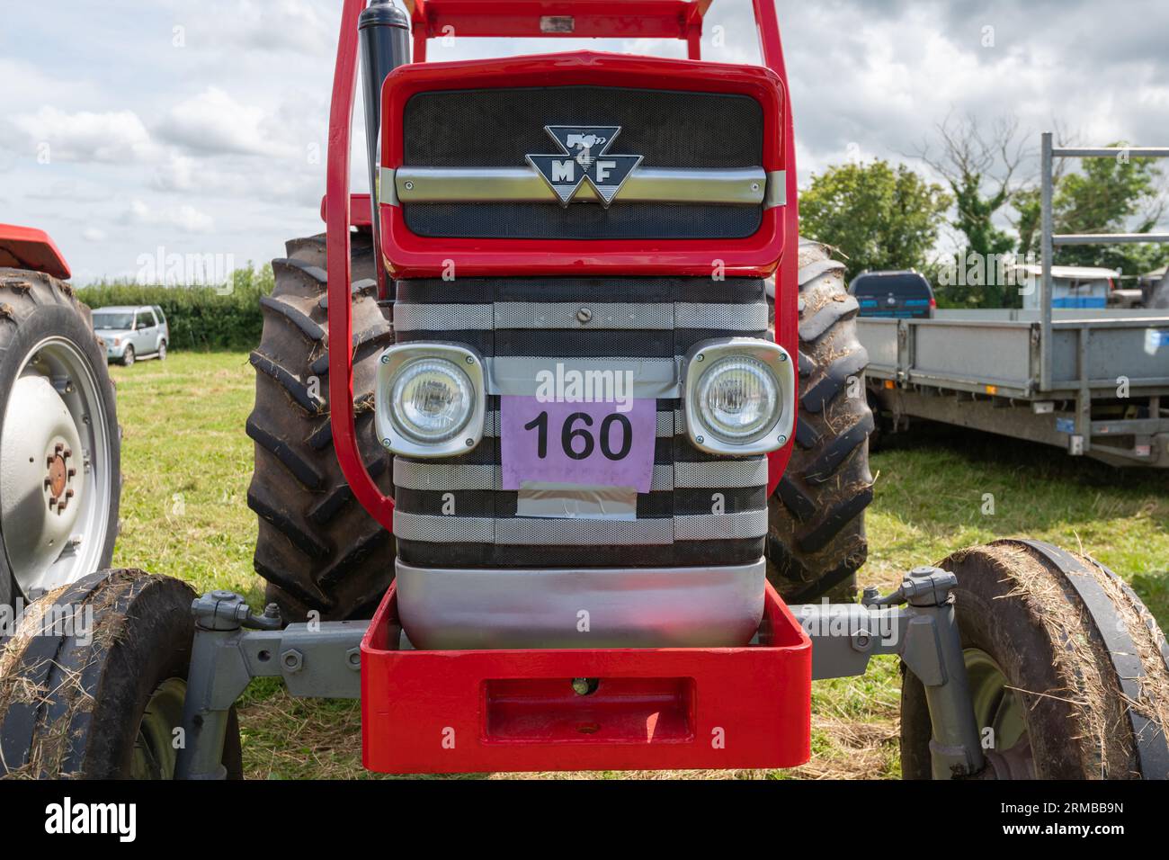 Low Ham.Somerset.United Kingdom.July 23rd 2023.A restored Massey ...