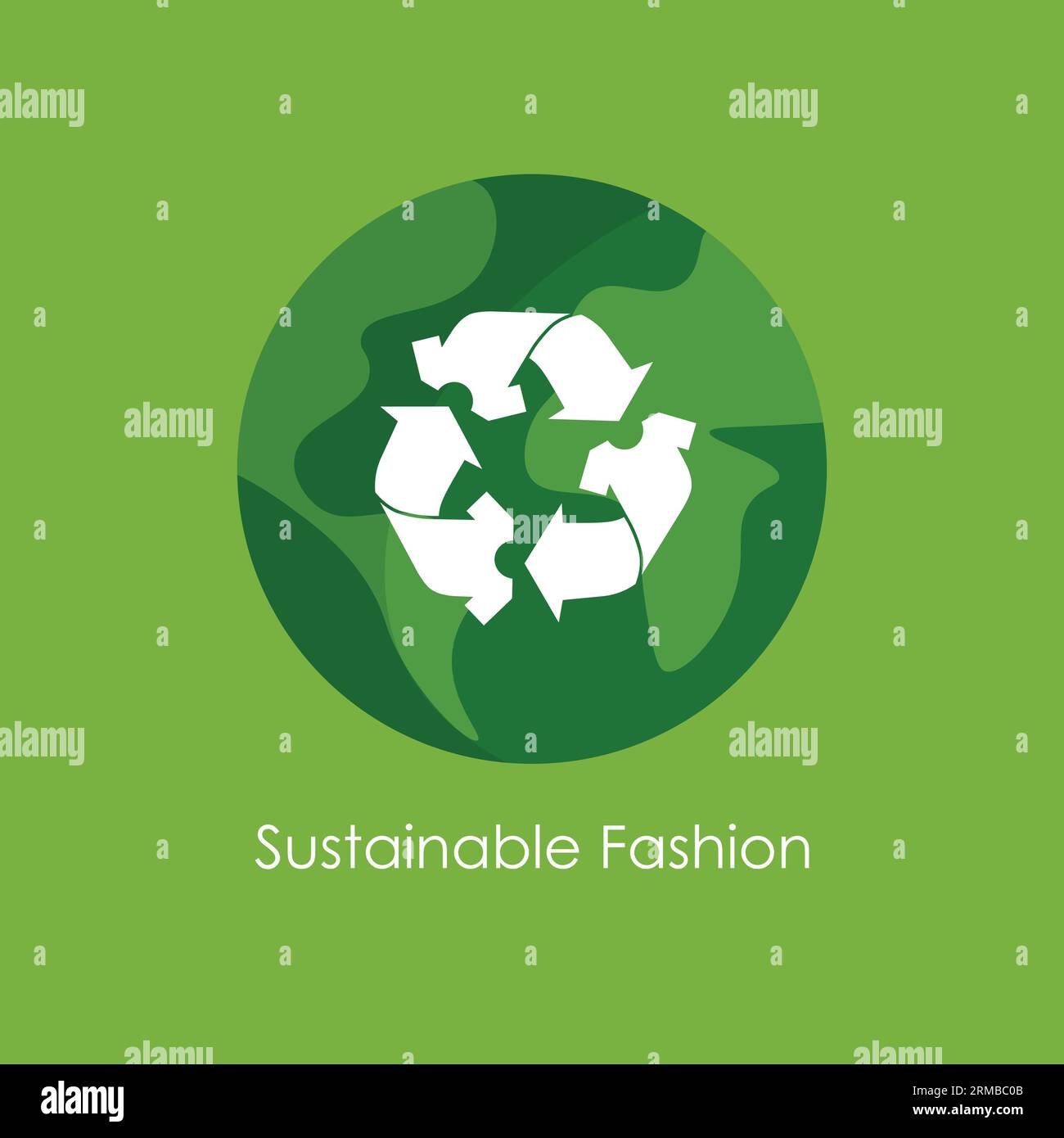 Clothes recycle icon. Sustainable and slow fashion logo. Eco friendly ...