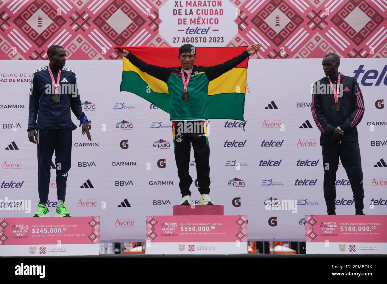 Mexico City, Mexico City, Mexico. 28th Aug, 2023. LEONARD LANGAT of ...