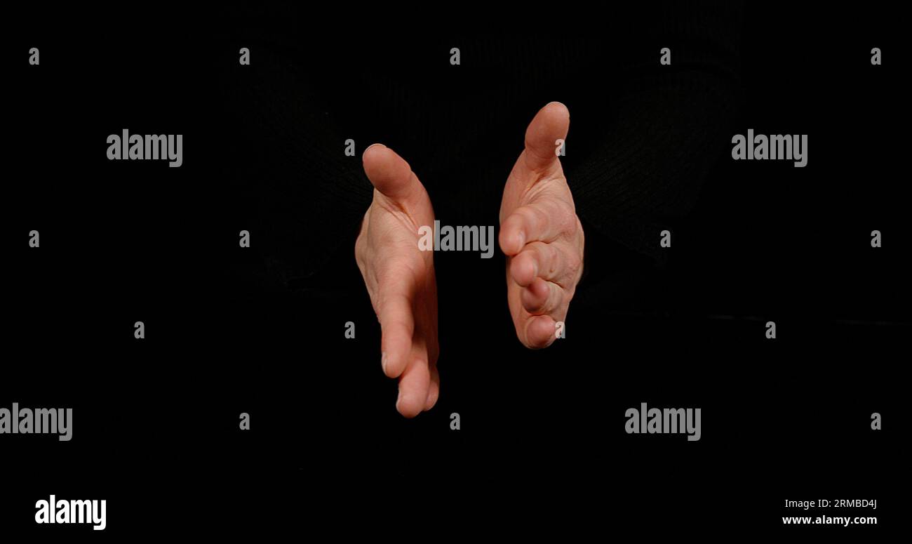 The sound of no hands clapping hi-res stock photography and images - Alamy