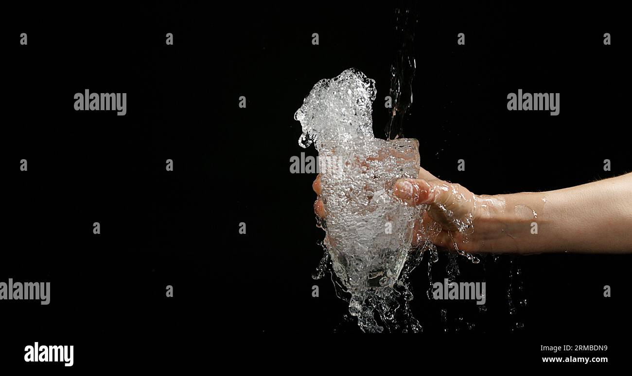 Water pouring on womans hands hi-res stock photography and images - Alamy