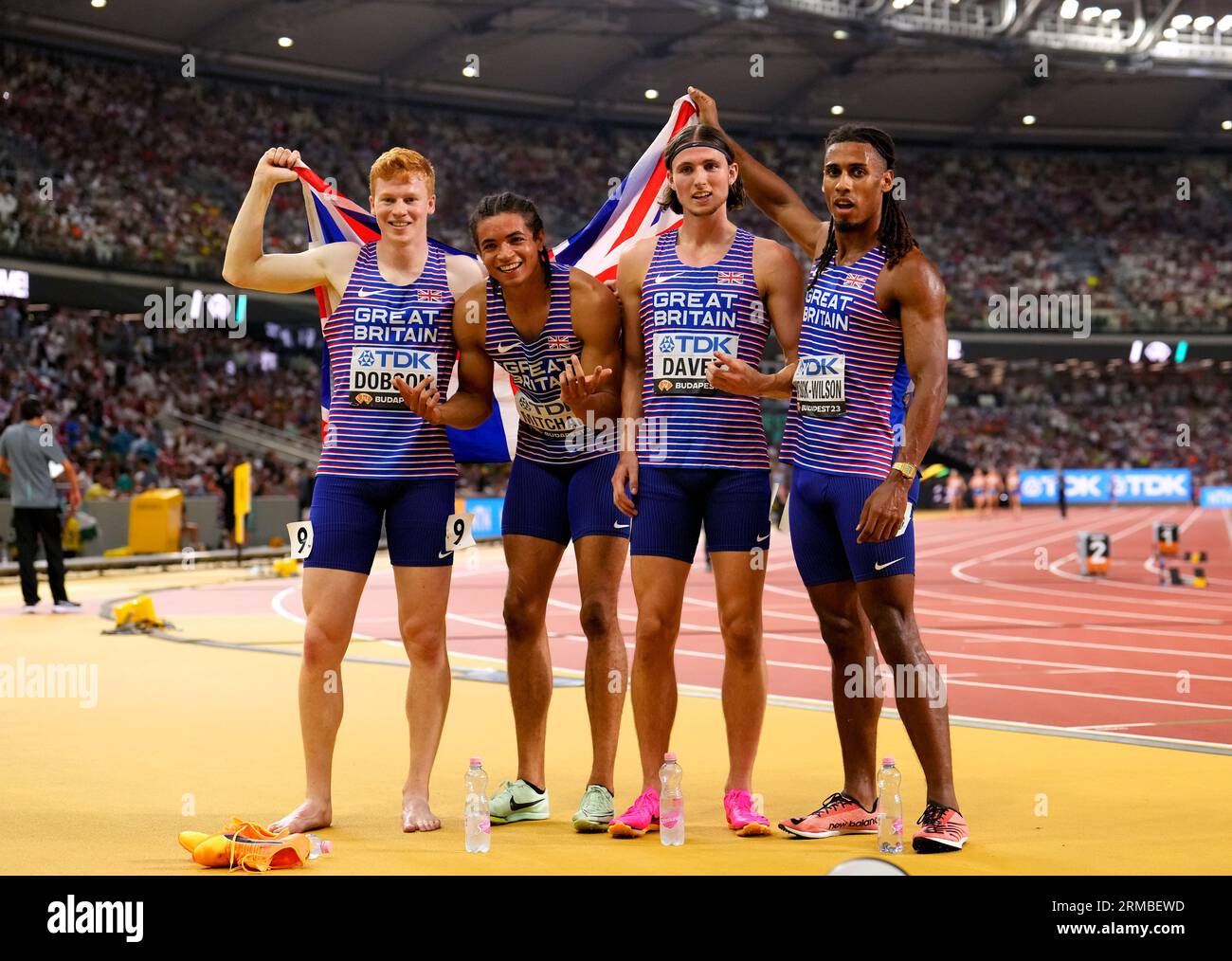 Great Britain's Charlie Dobson, Rio Mitcham, Lewis Davey and Alex ...