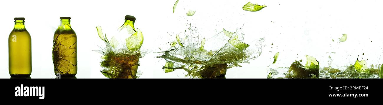 Beer splashing out of bottle hi-res stock photography and images - Alamy