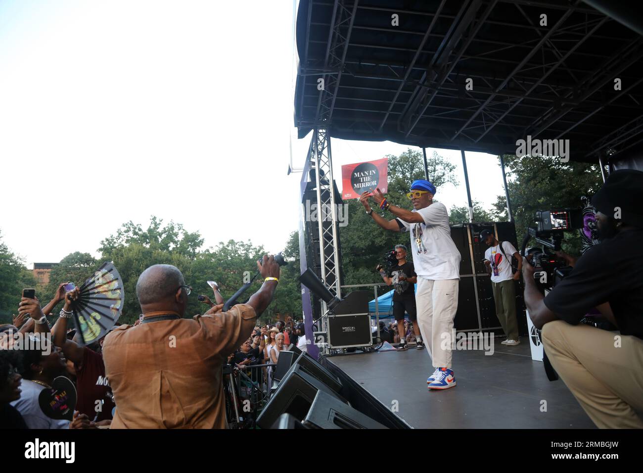 BROOKLYN, NEW YORK- AUG 26: Reknowed Photographer Jamel Shabazz and ...