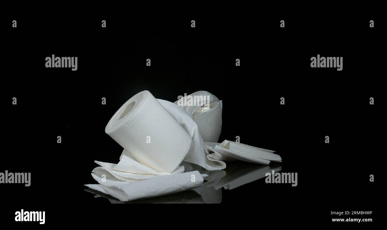 Falling toilet paper hi-res stock photography and images - Alamy