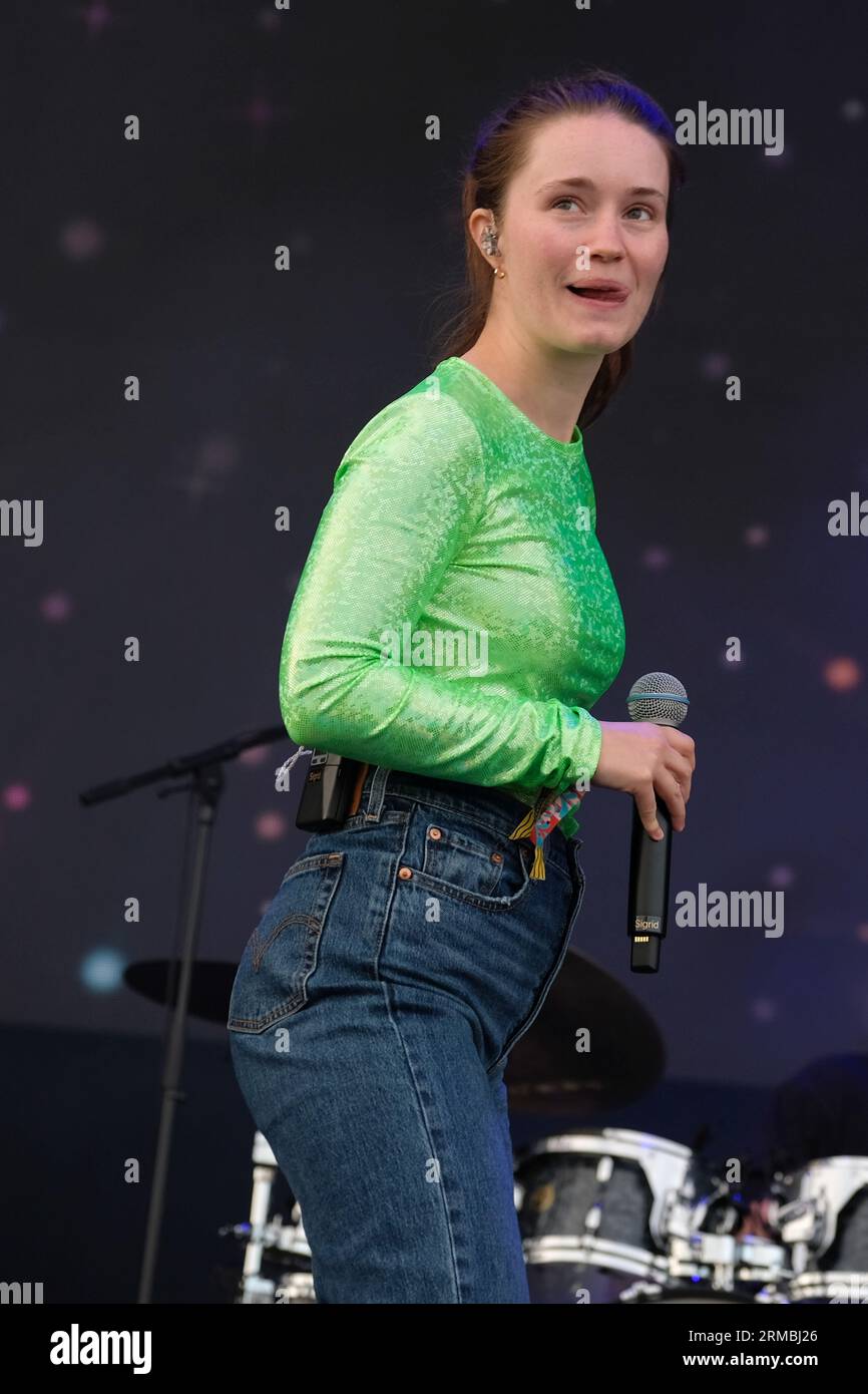 Portsmouth, UK. 27th Aug, 2023. Norwegian singer songwriter and ...