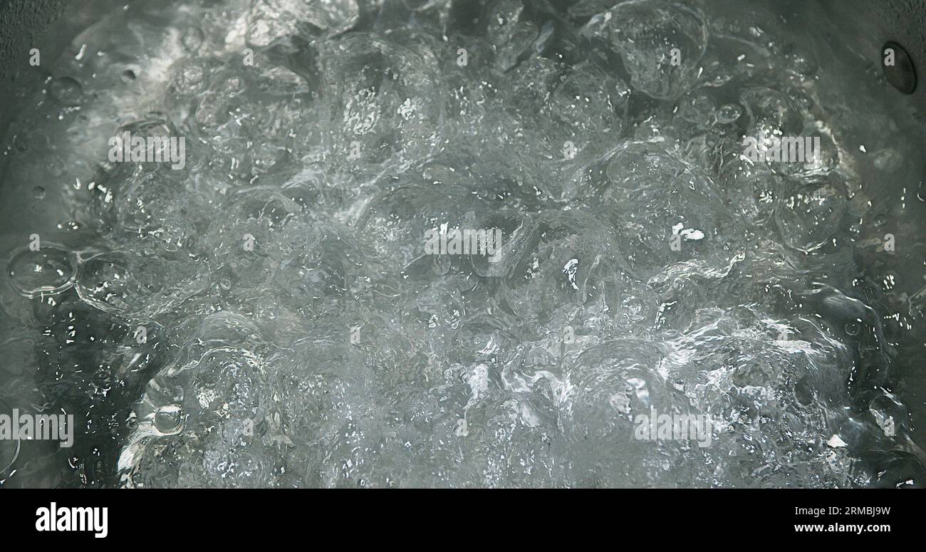 Hot Boiling Water in a saucepan Stock Photo - Alamy