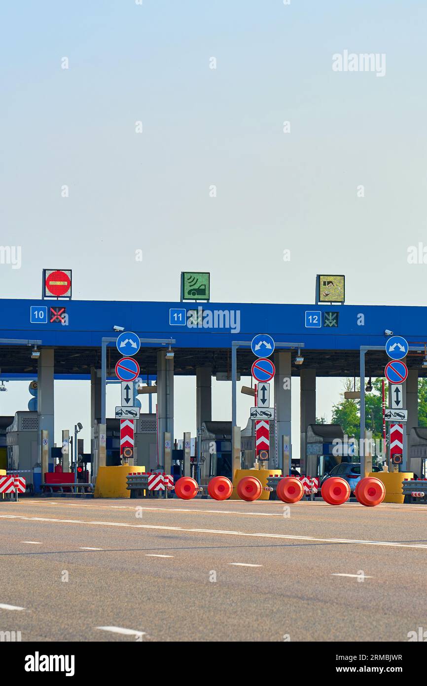 Toll ticket gate hi-res stock photography and images - Alamy