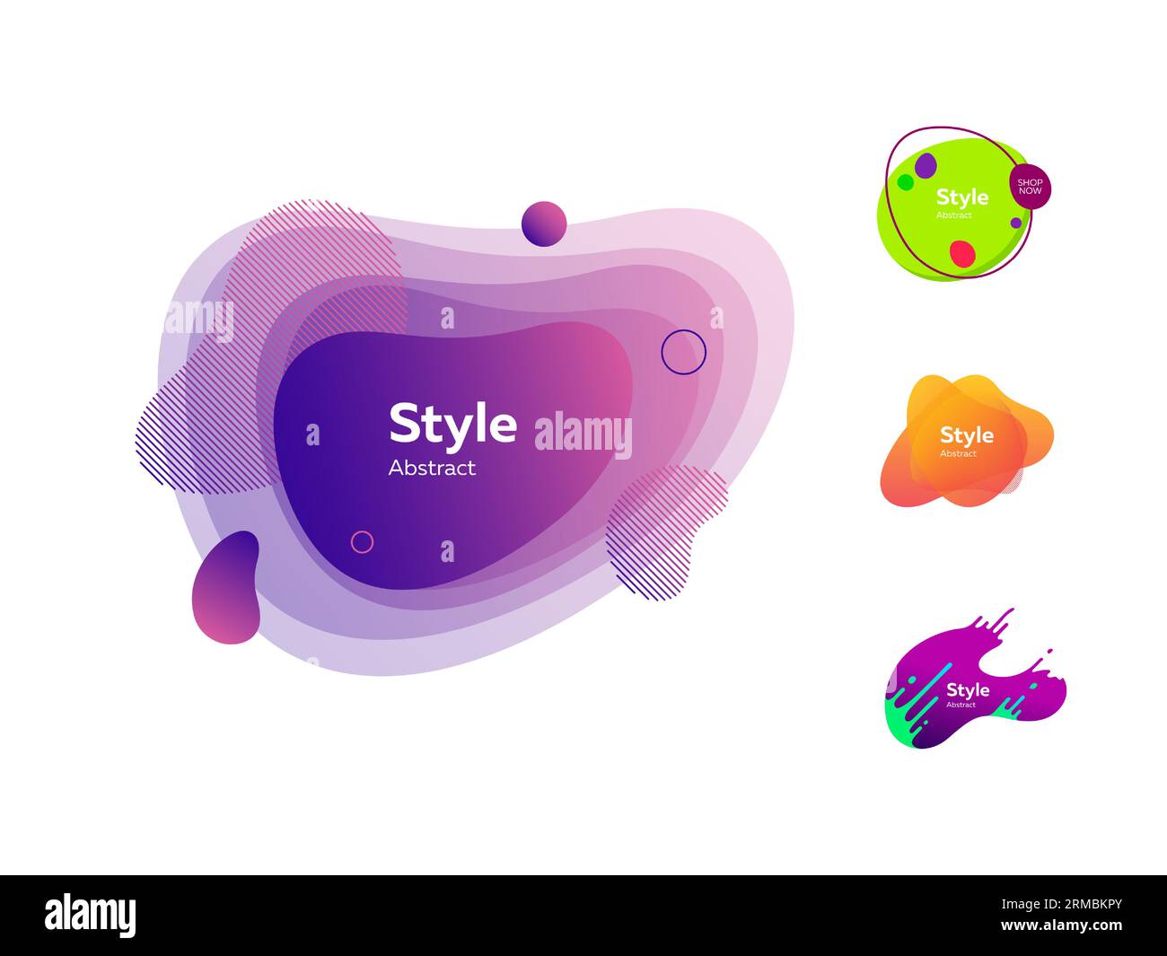 Modern abstract banners set Stock Vector Image & Art - Alamy