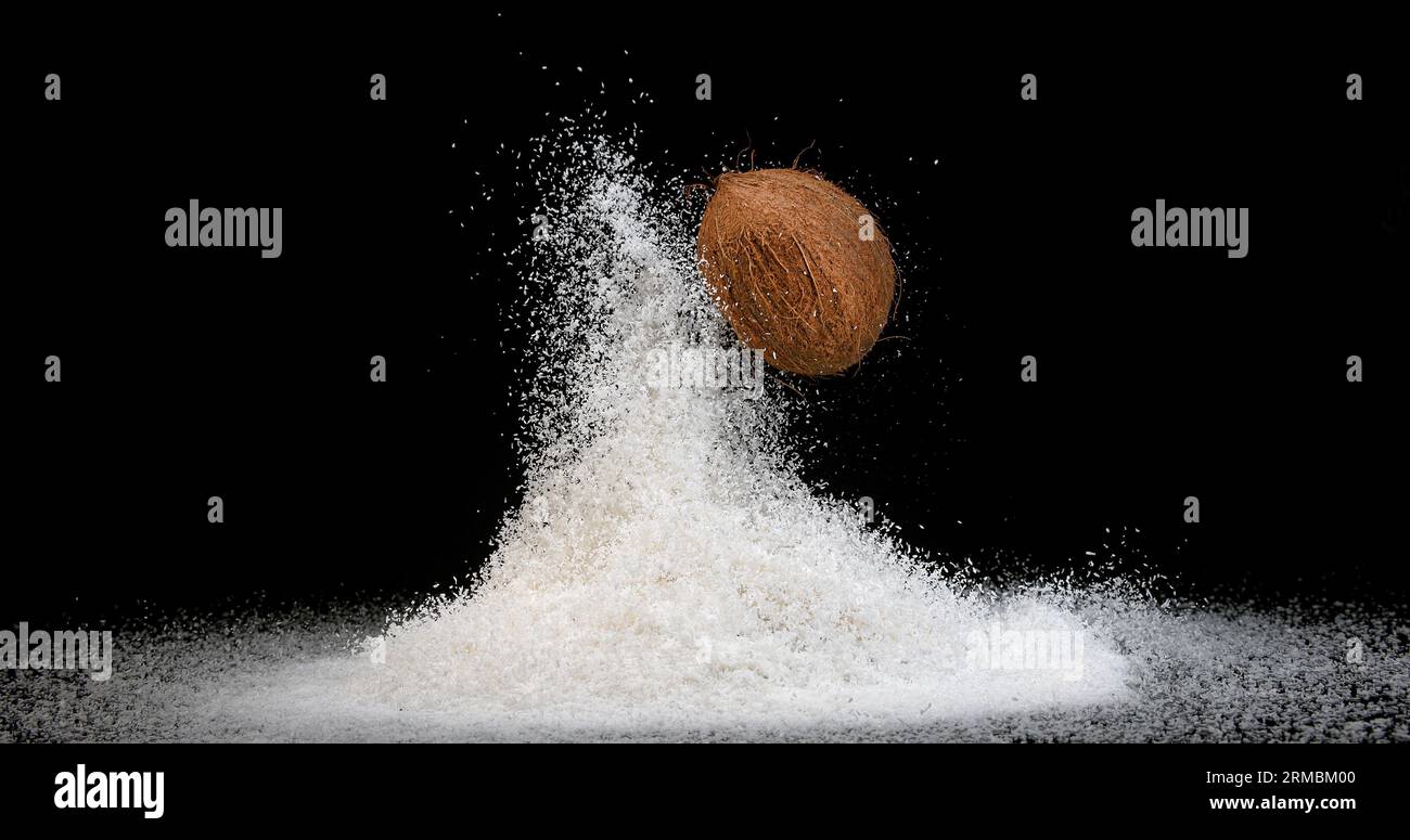 Coconut cocos nucifera fruit powder hi-res stock photography and images ...