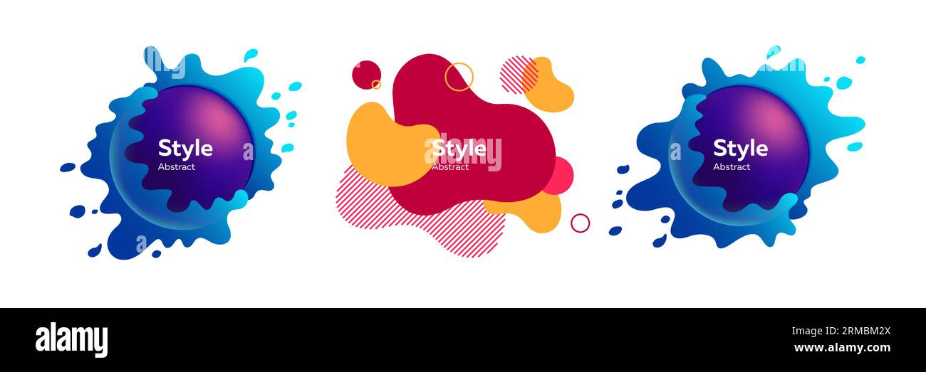 Set of creative badges for poster Stock Vector Image & Art - Alamy