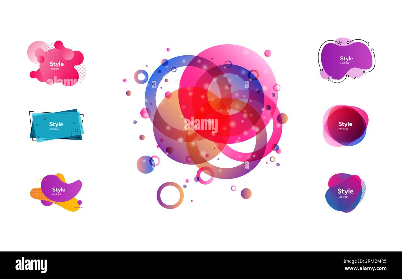 Collection of creative art objects Stock Vector Image & Art - Alamy