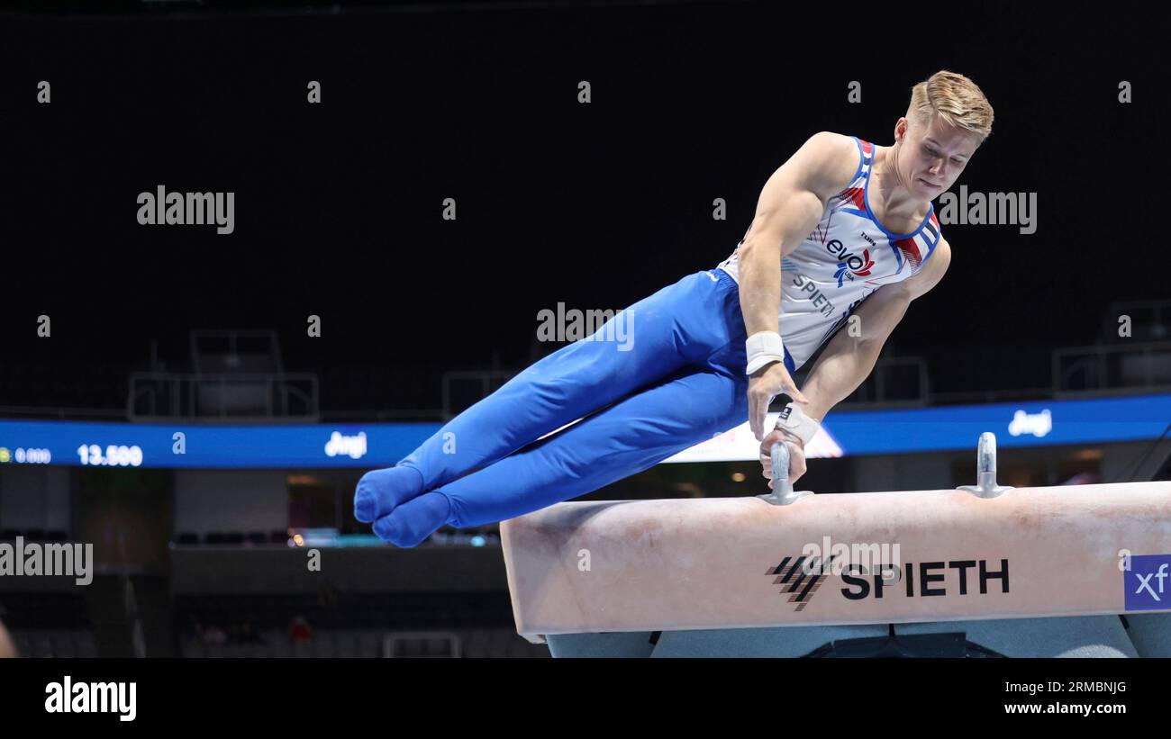 August 26, 2023: Gymnast Shane Wiskus during the senior men day 2 ...