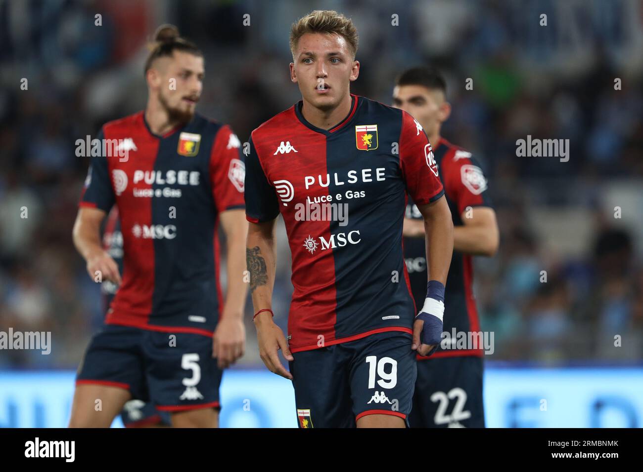 Rome, . 27th Aug, 2023. Rome, Italy 27.08.2023: Mateo Retegui of Genoa ...