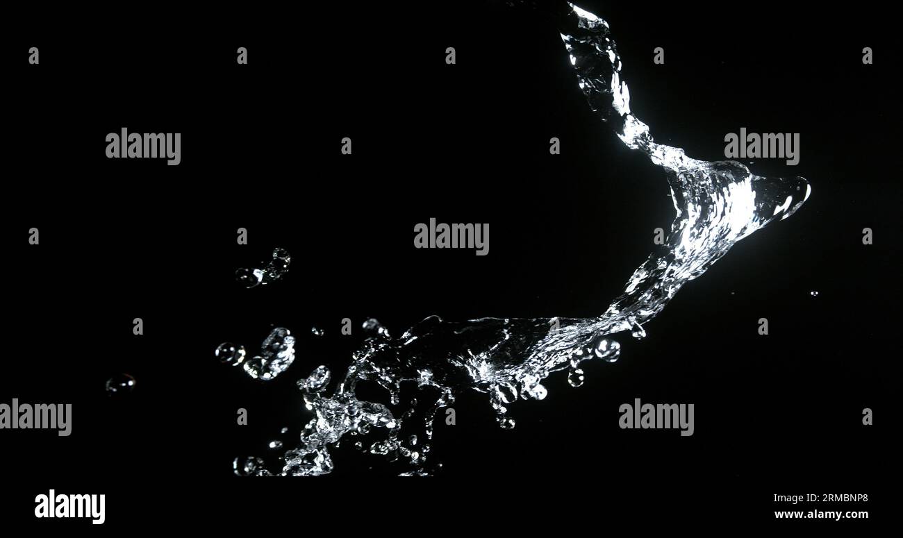Water Exploding and Splashing against Black Background Stock Photo - Alamy