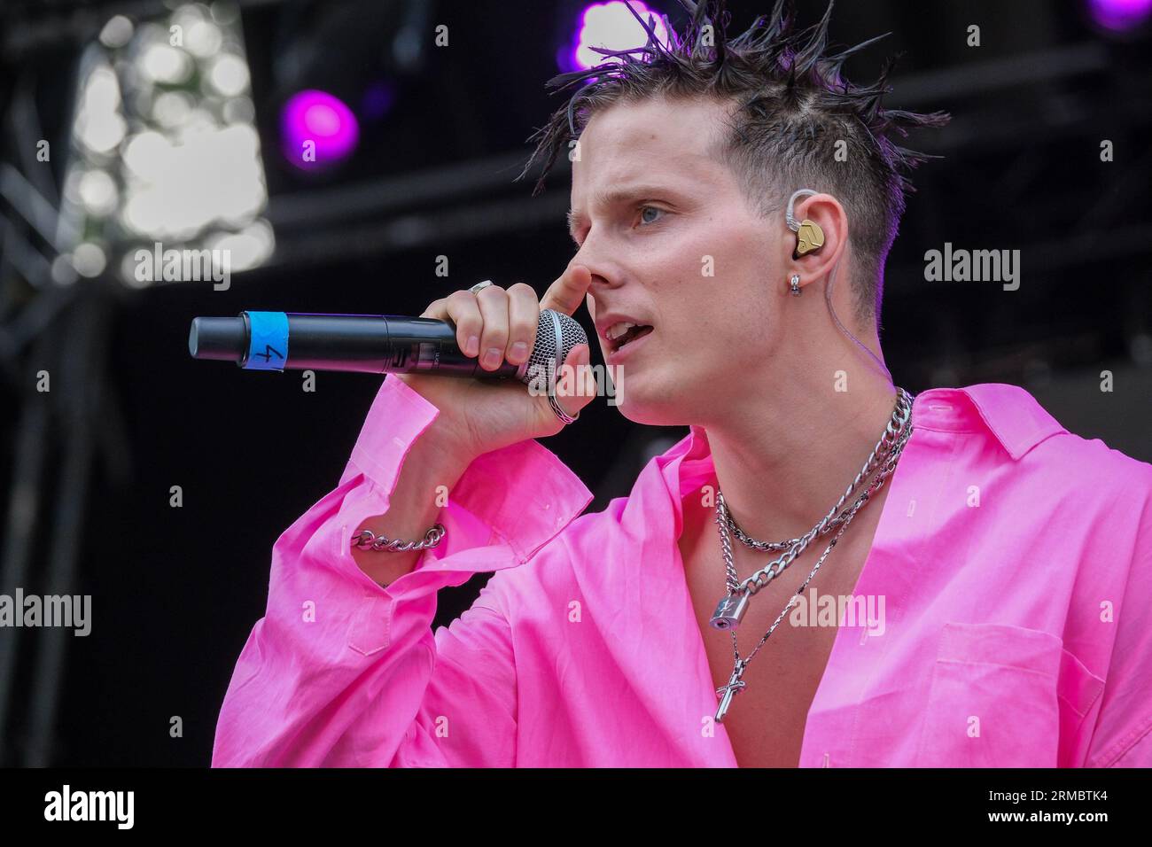 Call Me Karizma, stage name of Morgan Parriott during his live performs ...