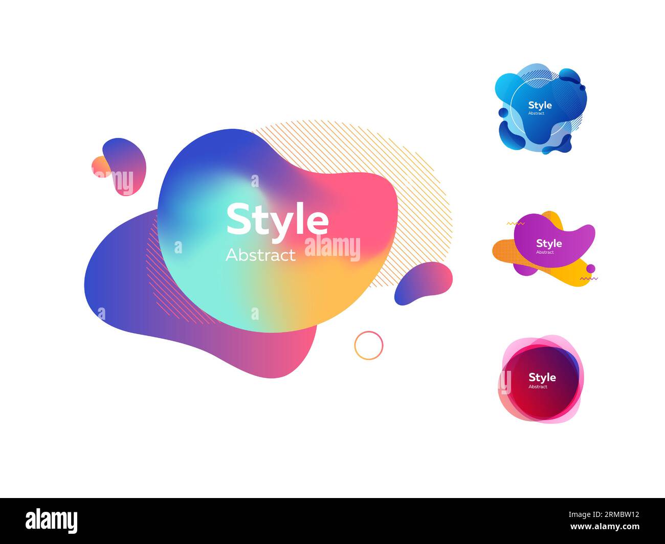 Irregular pink form Stock Vector Images - Alamy
