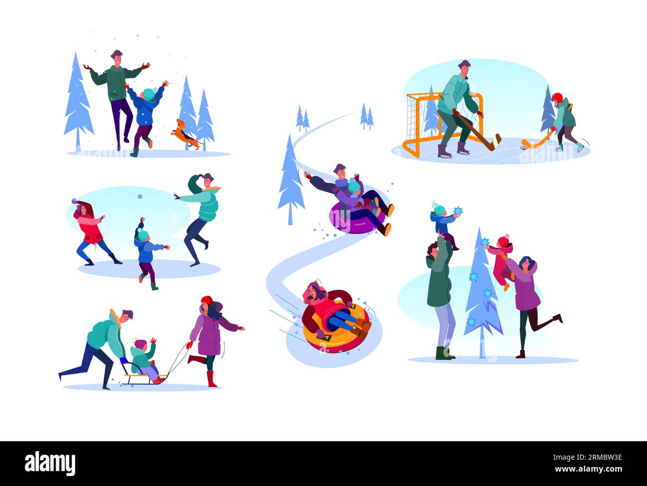 Make family tree project Stock Vector Images - Alamy