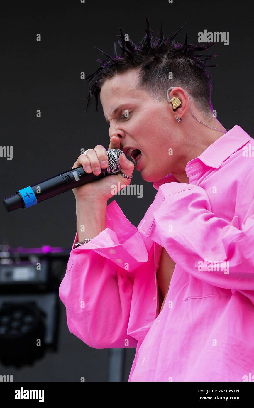 Call Me Karizma, stage name of Morgan Parriott during his live performs ...