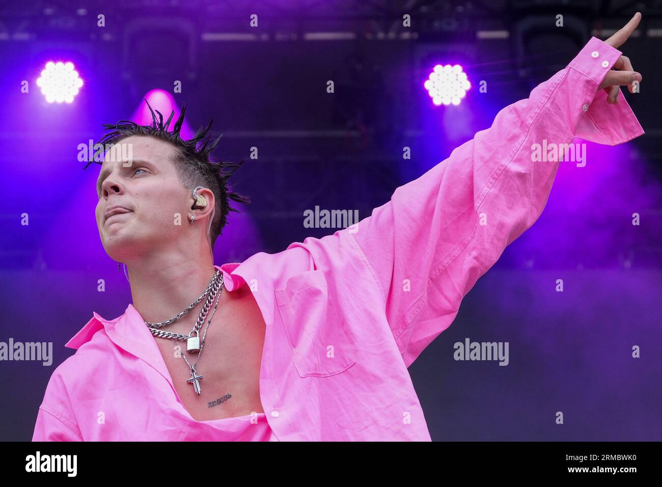 Call Me Karizma, stage name of Morgan Parriott during his live performs ...