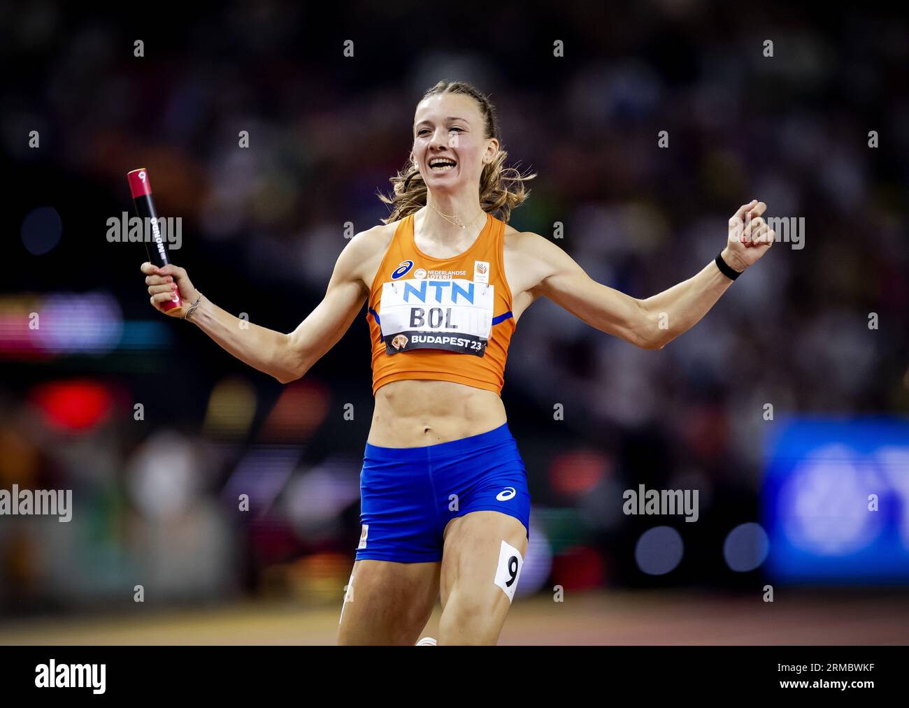 BUDAPEST - 27/08/2023, Lieke Klaver, Eveline Saalberg, Cathelijn ...