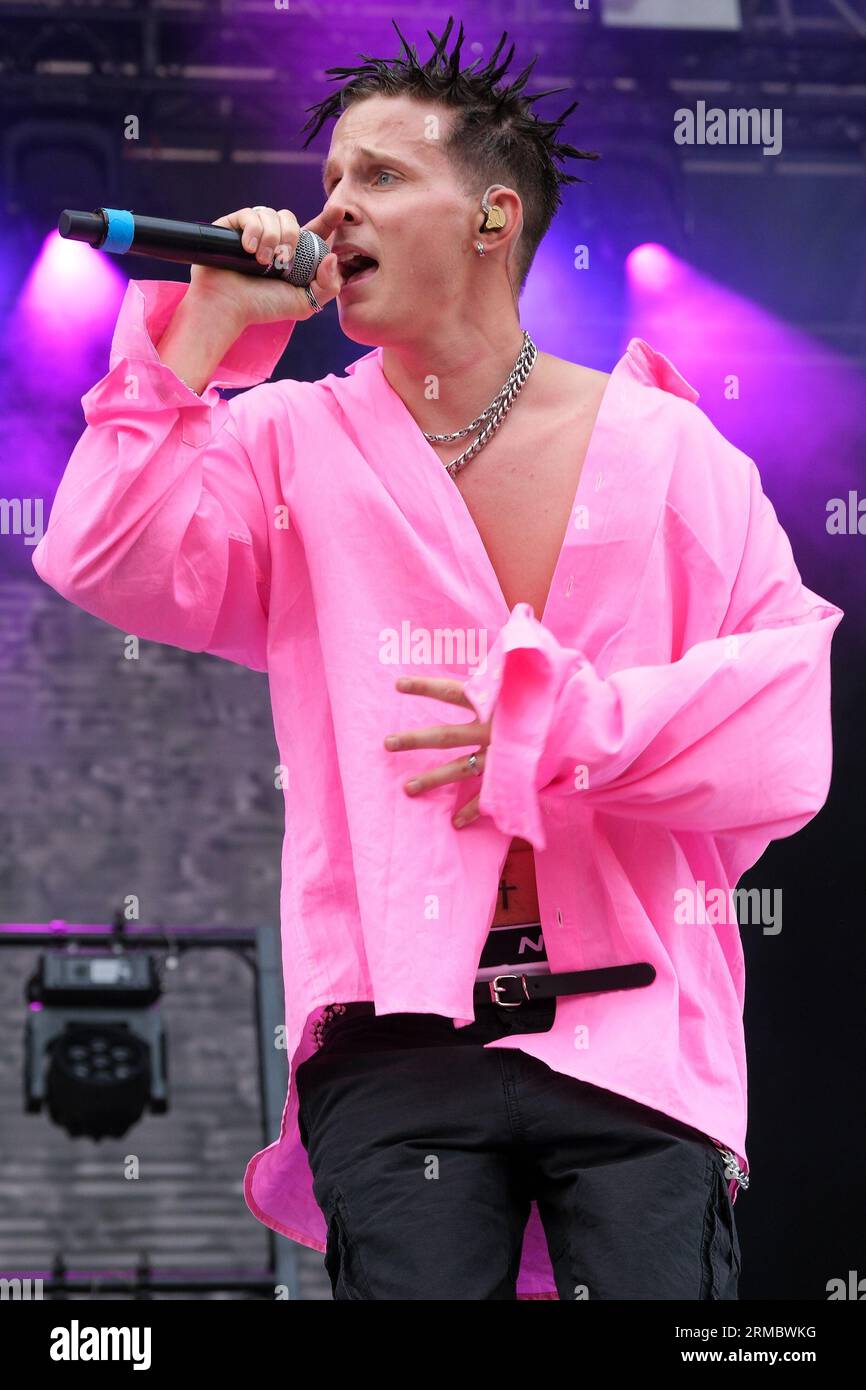 Call Me Karizma, stage name of Morgan Parriott during his live performs ...