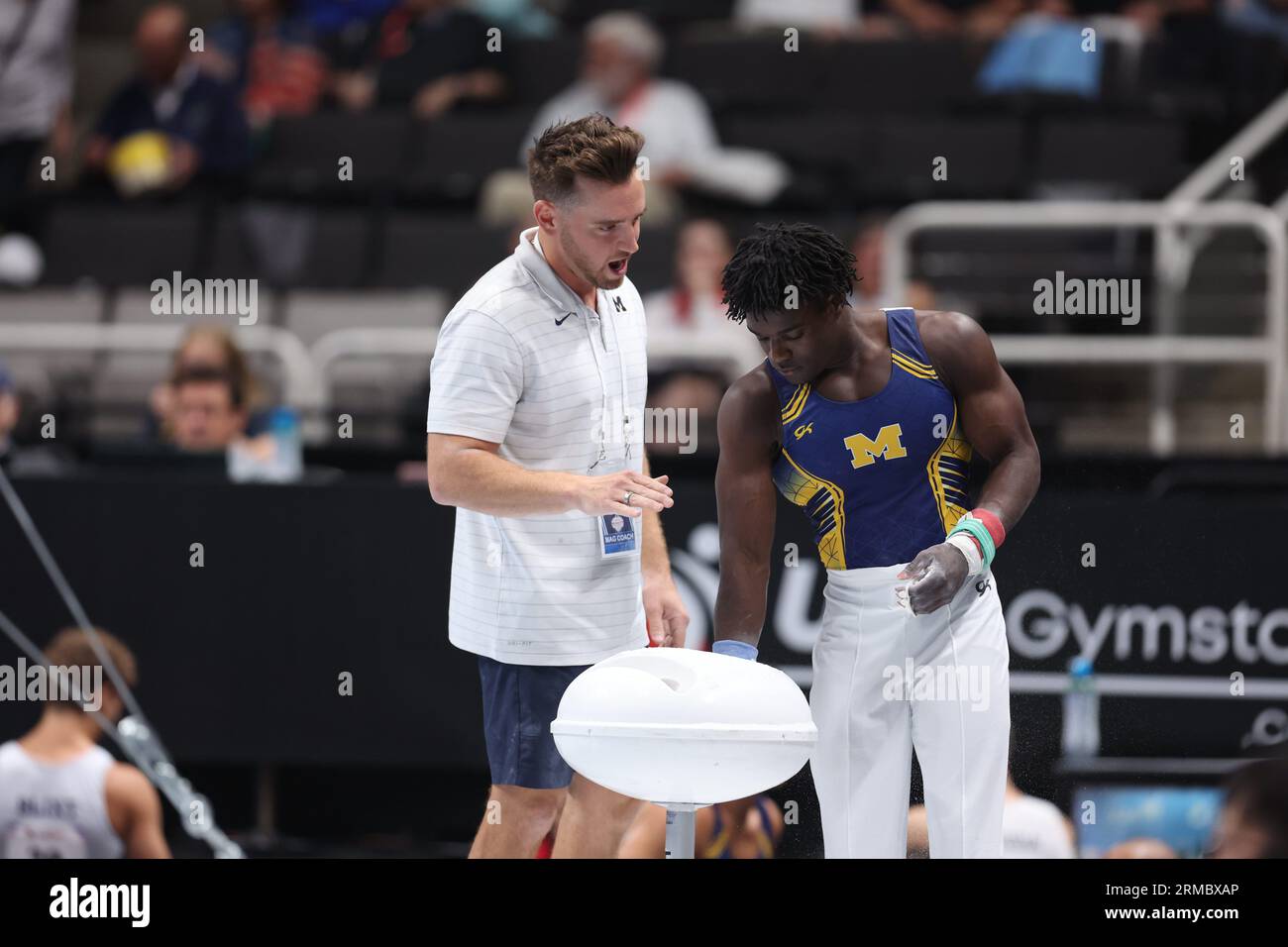 August 26, 2023: Gymnast Frederick Richard during the senior men day 2 ...