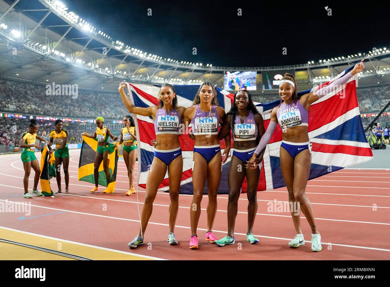 Laviai Nielsen, Amber Anning, Ama Pipi and Nicole Yeargin, of Great ...