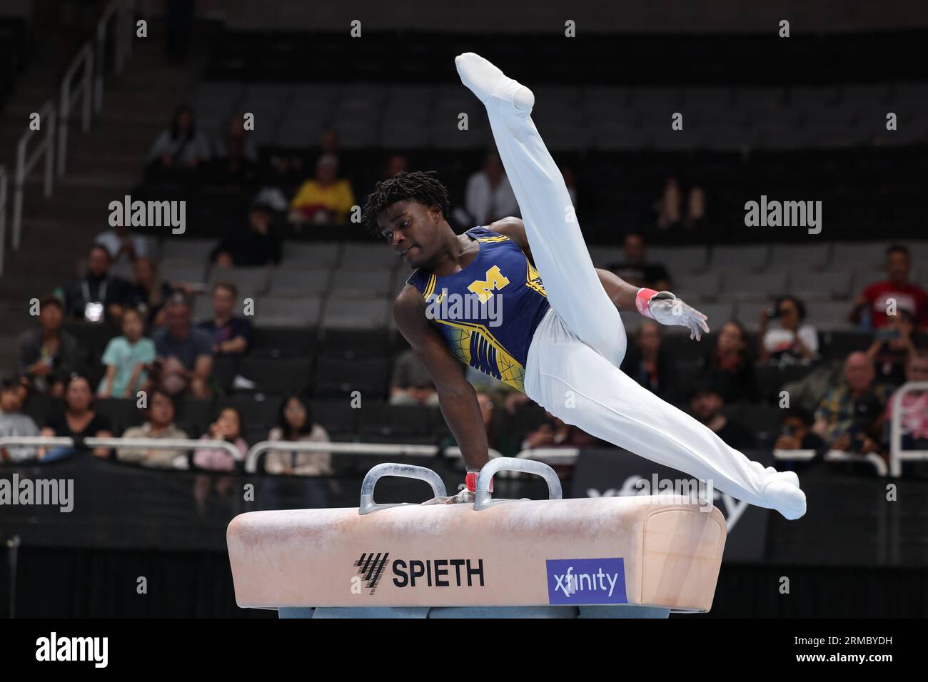 August 26, 2023: Gymnast Frederick Richard during the senior men day 2 ...