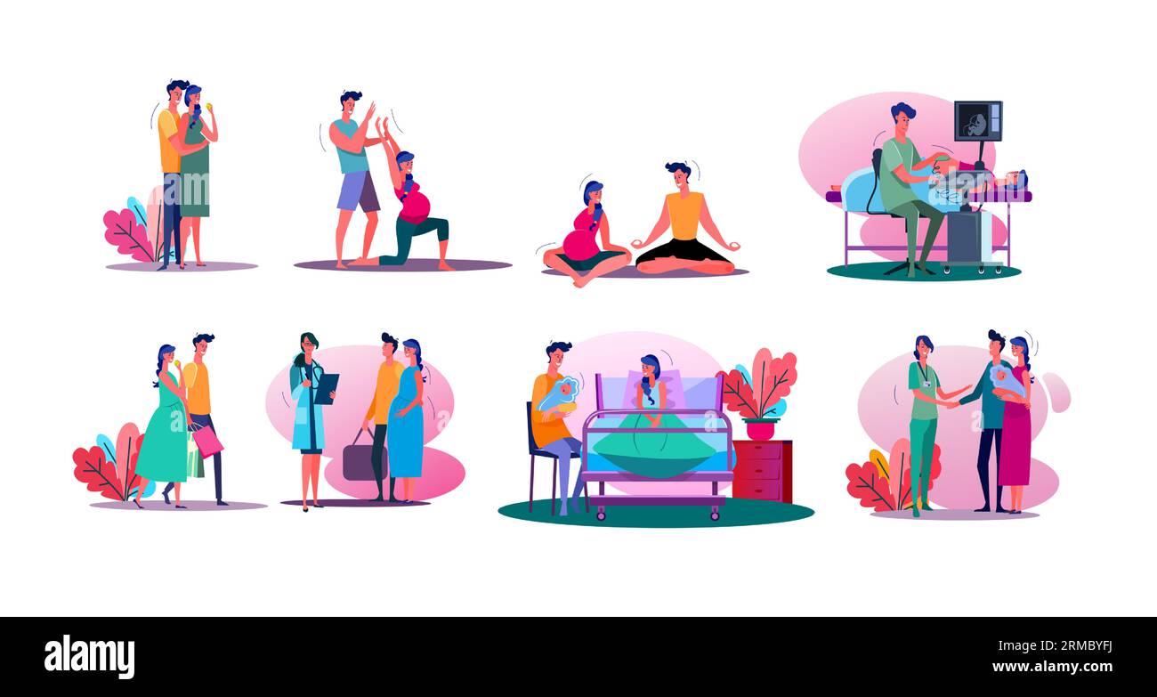 Baby holding doctor Cut Out Stock Images & Pictures - Alamy