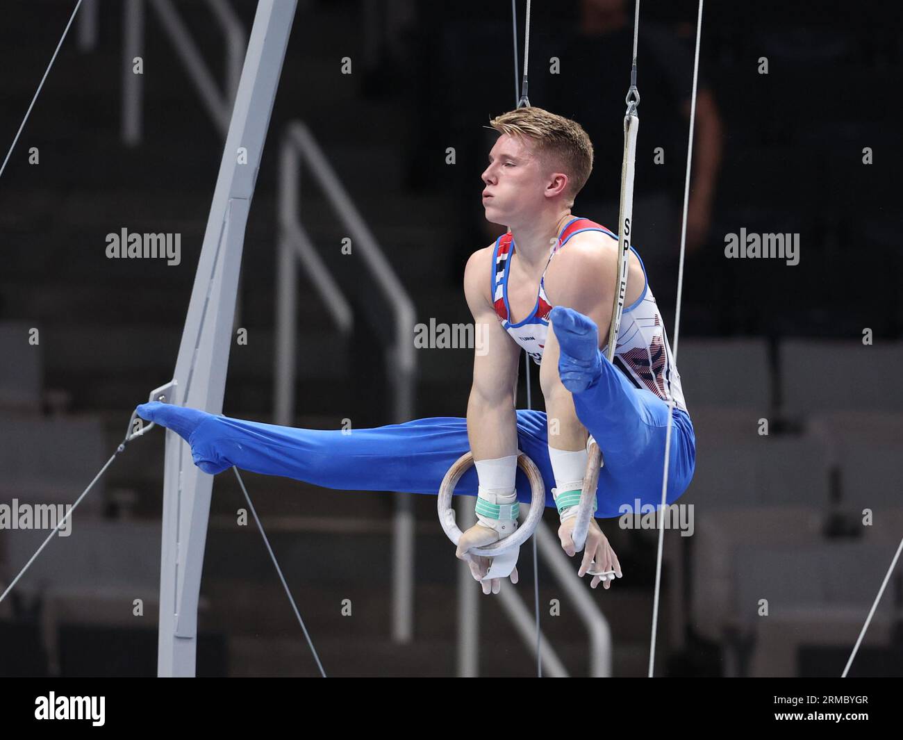August 26, 2023: Gymnast Paul Juda during the senior men day 2 ...